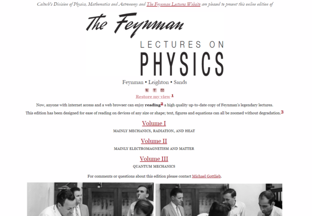 The Feynman Lectures on Physics - Research Stash